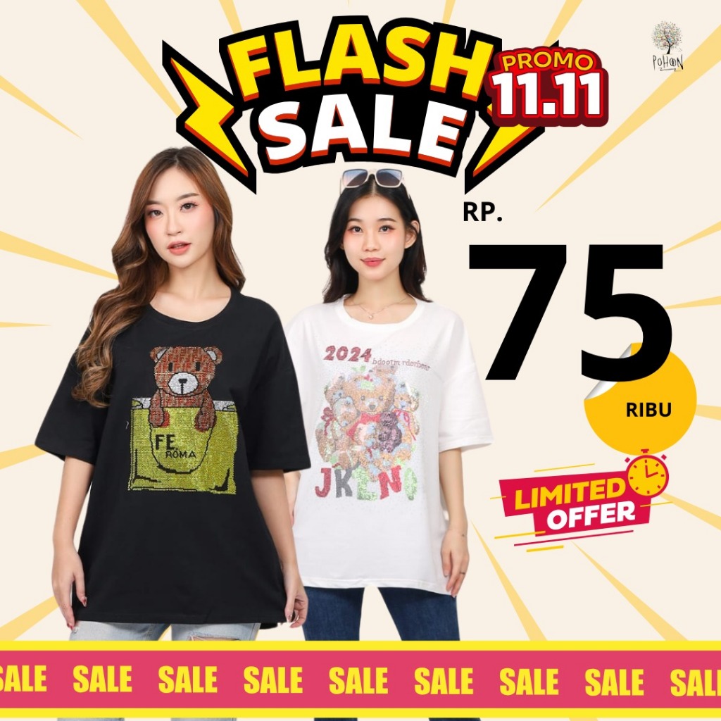 Jual KAOS LUXURY DAN LABUBU ETALASE PEMBAYARAN FLASH SALE BAJU WANITA ...
