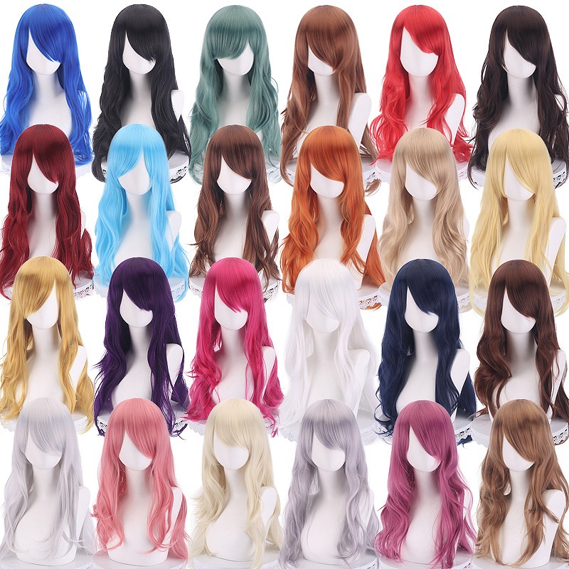 Jual Cosplay Wig Base 70cm cap sisir，,jepit rambut Rambut Palsu ...