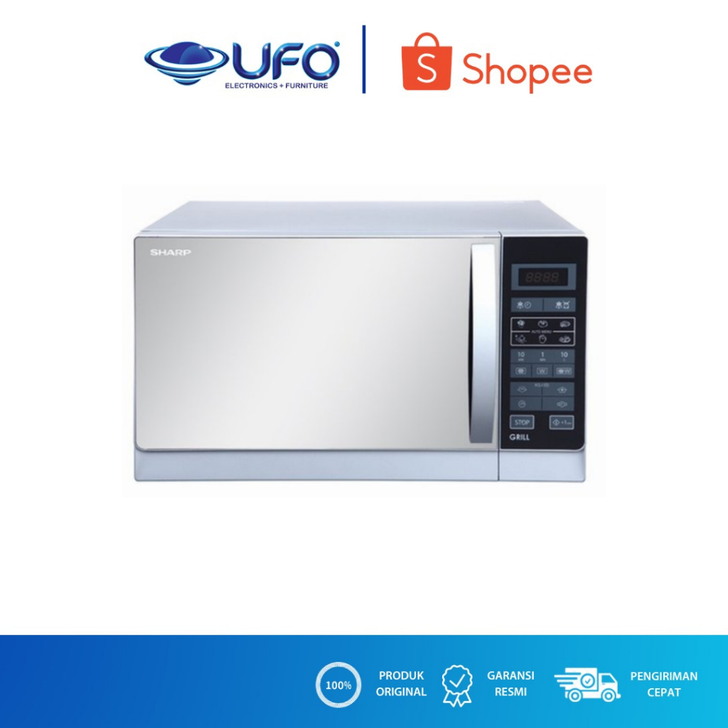 Jual SHARP MICROWAVE OVEN 25 LITER - PUTIH R728W(IN) | Shopee Indonesia
