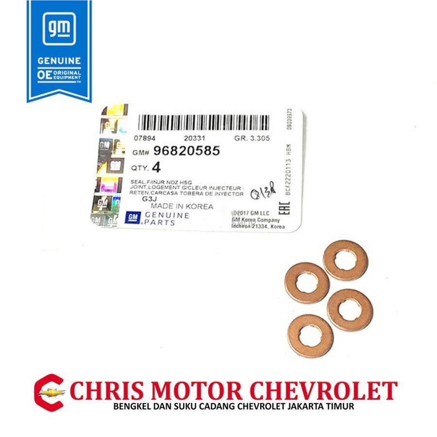 Jual SEAL INJECTOR RING INJECTOR O RING TEMBAGA INJECTOR CAPTIVA NFL ...