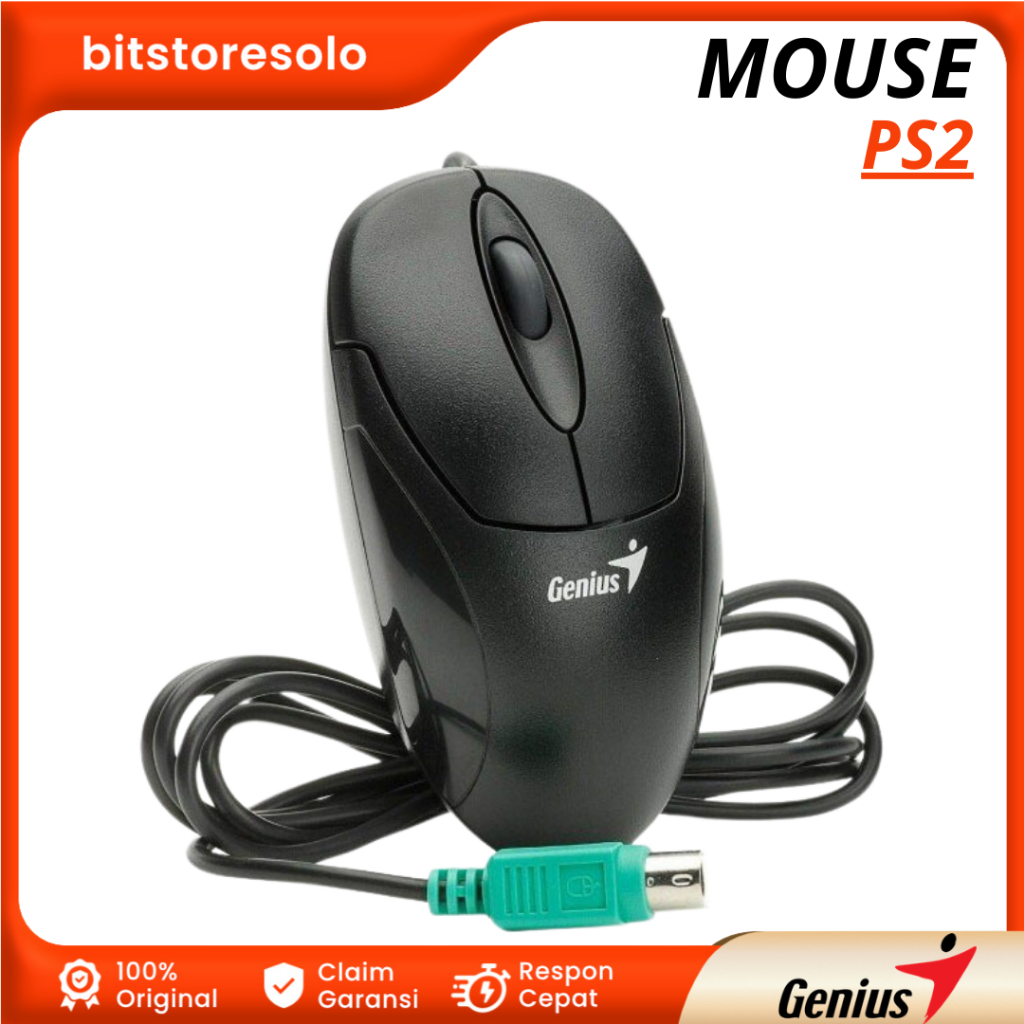 Jual Mouse Ps2 Genius NetScroll 120 Standart Mouse | Shopee Indonesia