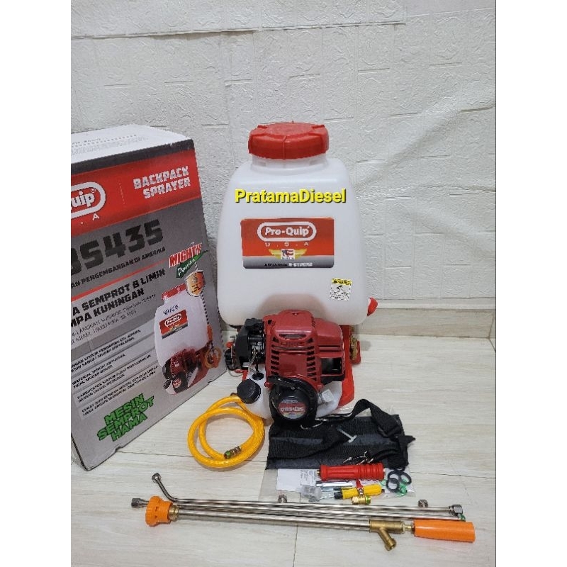 Jual Mesin Semprot Hama knapsack Power Sprayer PRO-QUIP QBS435 20Liter 4Tak(bensin murni ...