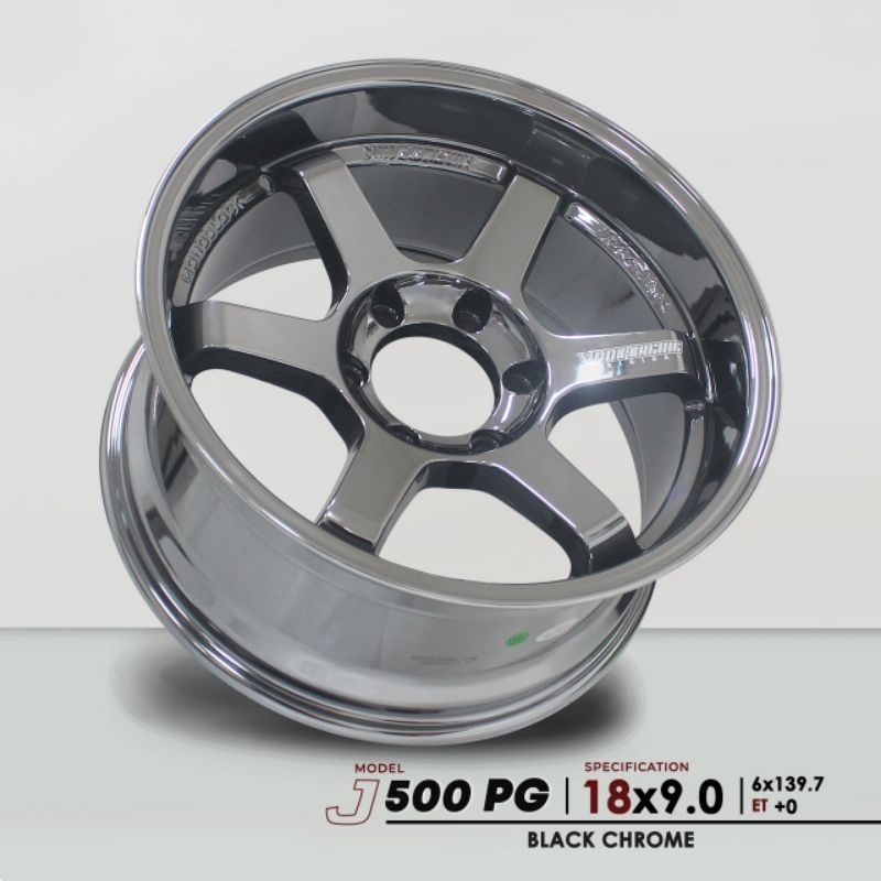Jual velg te37 sl ring 18 lebar 9 et 0 pcd 6x139 black chrome | Shopee Indonesia