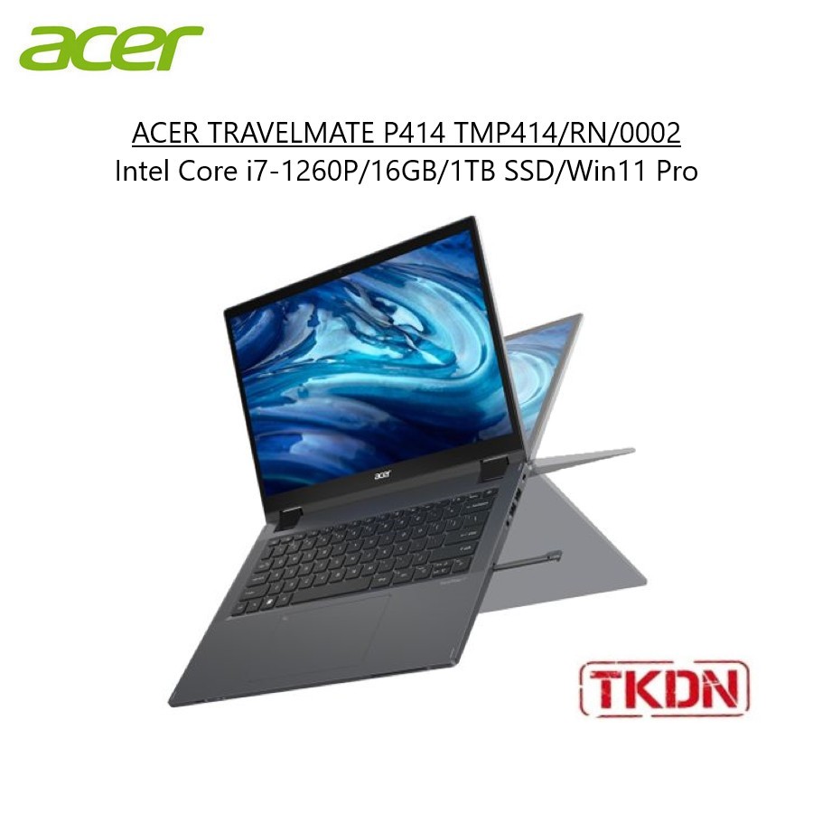 Jual Laptop Acer Travelmate P414 (TMP414/RN/0002) | i7-1260P 16GB 1TB ...