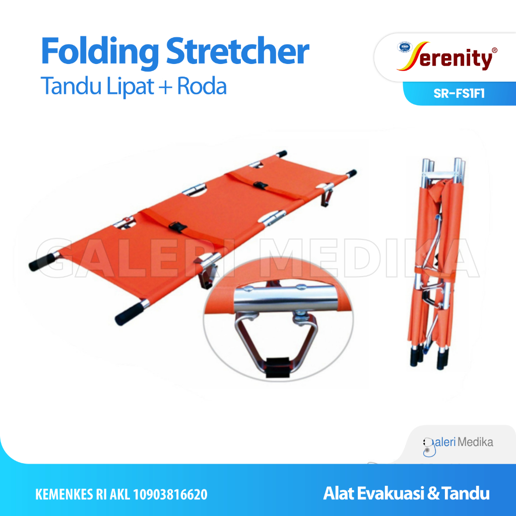 Jual Tandu Lipat Dua Serenity SR-FS1F1 - Tandu Emergency / Tandu Lipat ...