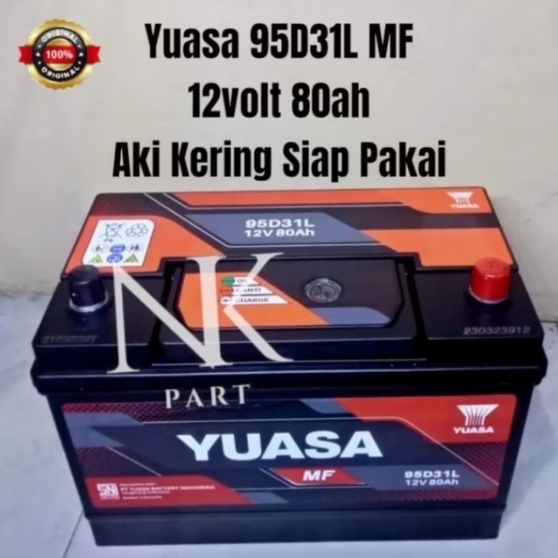 Jual Aki Mobil Kering Toyota HI Ace, Land Cruiser Prado 30 YUASA 95D31L MF | Shopee Indonesia