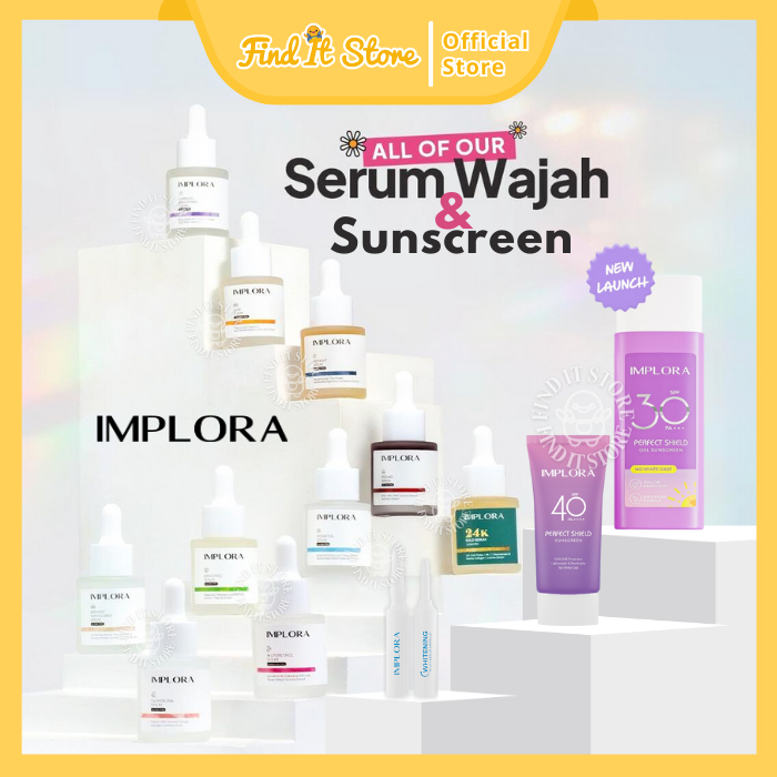 Jual IMPLORA Face Serum | 24K Gold | Hydrating | Acne | Brightening ...