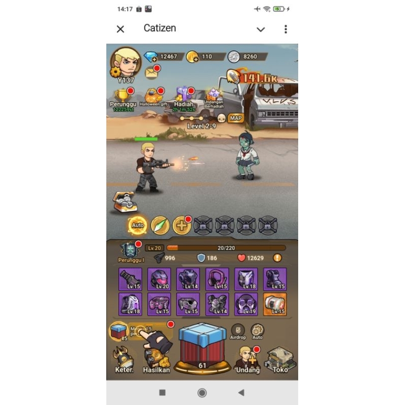 Jual REFERAL AKTIF CATIZEN/BOMBIE SAMPE LEVEL 20 | Shopee Indonesia