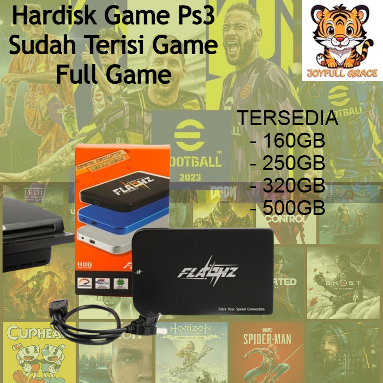 Jual Hardisk Eksternal PS3 HDD 1TB Full Game Support Playstation 3 CFW ...