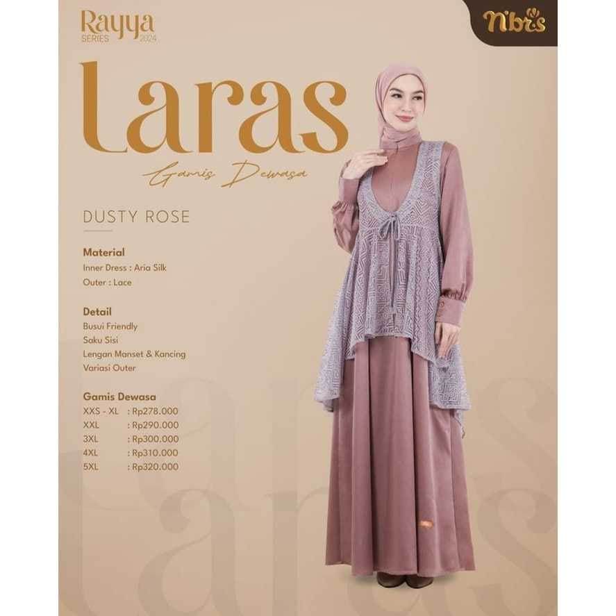 Jual NIBRAS LARAS GAMIS DEWASA TERBARU 2024 BISA CUSTOM | Shopee Indonesia