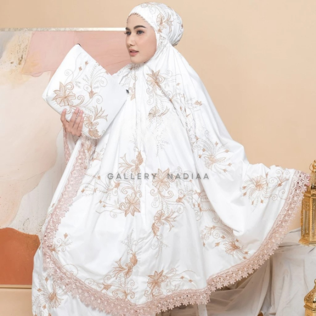 Jual Mukena Dewasa Bordir Katun Premium Terbaru Murah Amina Series ...