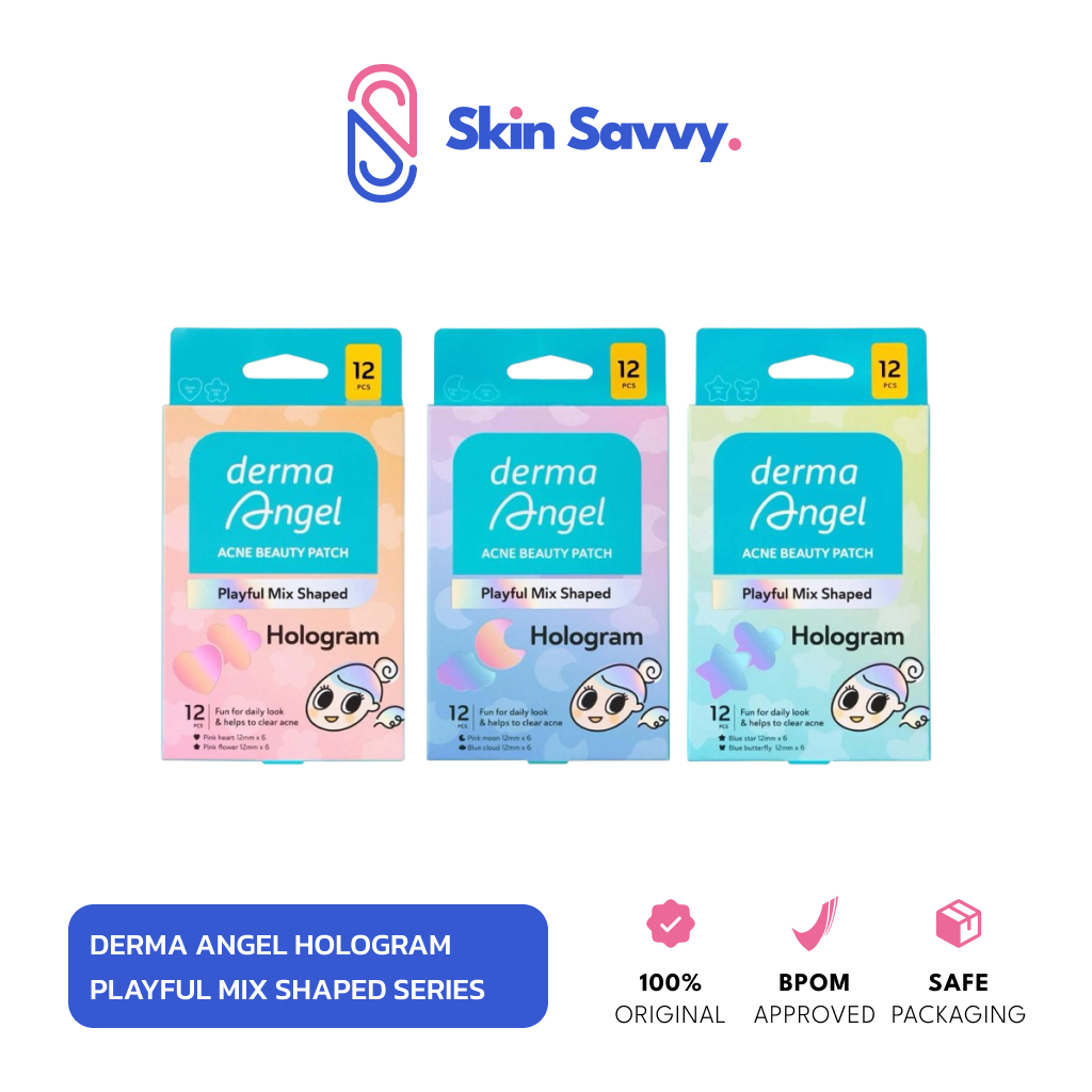 Jual DERMA ANGEL Acne Patch - Sticker Jerawat 6pcs /12pcs Day / Night ...