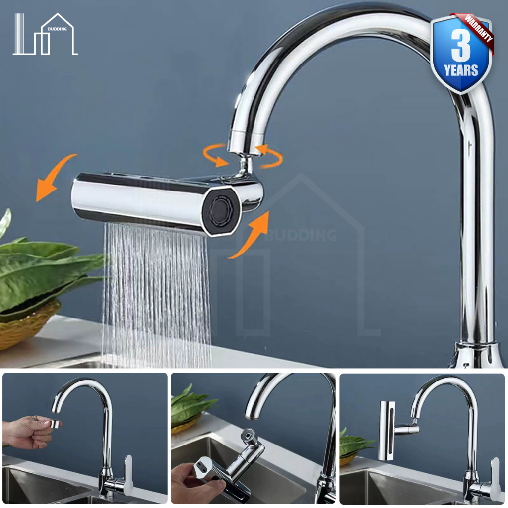Jual SUS304 Kran Stainless Steel, Extender Faucet 4in1 Adapter Kran ...