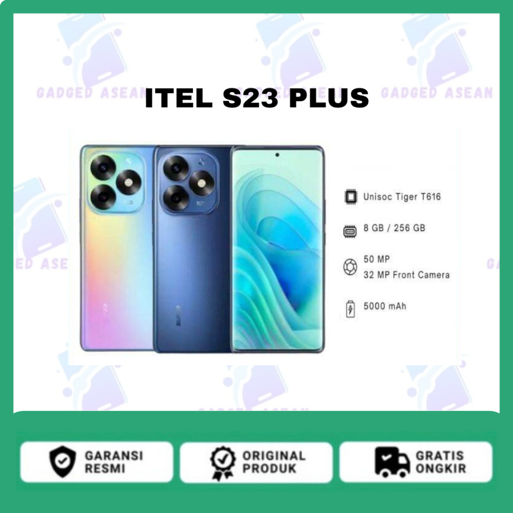 Jual Itel S23 plus | s23+ 8/256gb Garansi Resmi | Shopee Indonesia