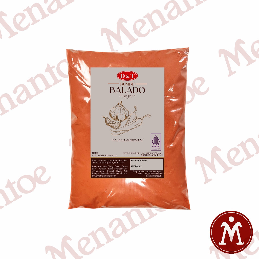 Jual Bumbu Tabur Rasa Balado - Bumbu Kentang / Snack / Tahu Crispy ...