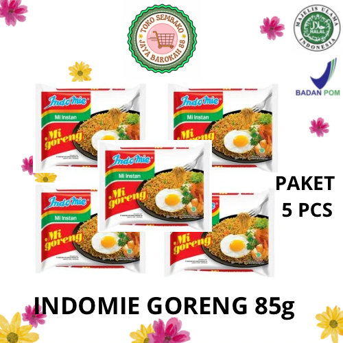 Jual INDOMIE GORENG PAKET 5 PCS INDOFOOD Indomie Goreng | Shopee Indonesia