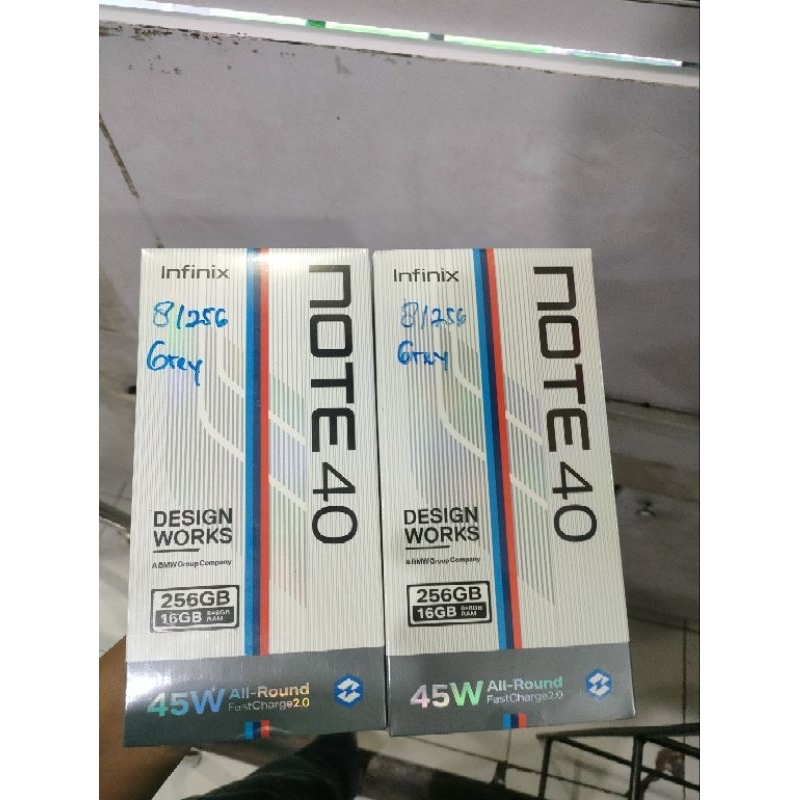 Jual INFINIX NOTE 40 8/256 BARU BNIB NOREPACK | Shopee Indonesia