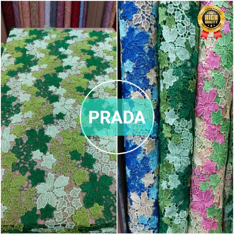 Jual KAIN PRADA PREMIUM/PRADA NEW MOTIF/PRADA EXCLUSIVE | Shopee Indonesia