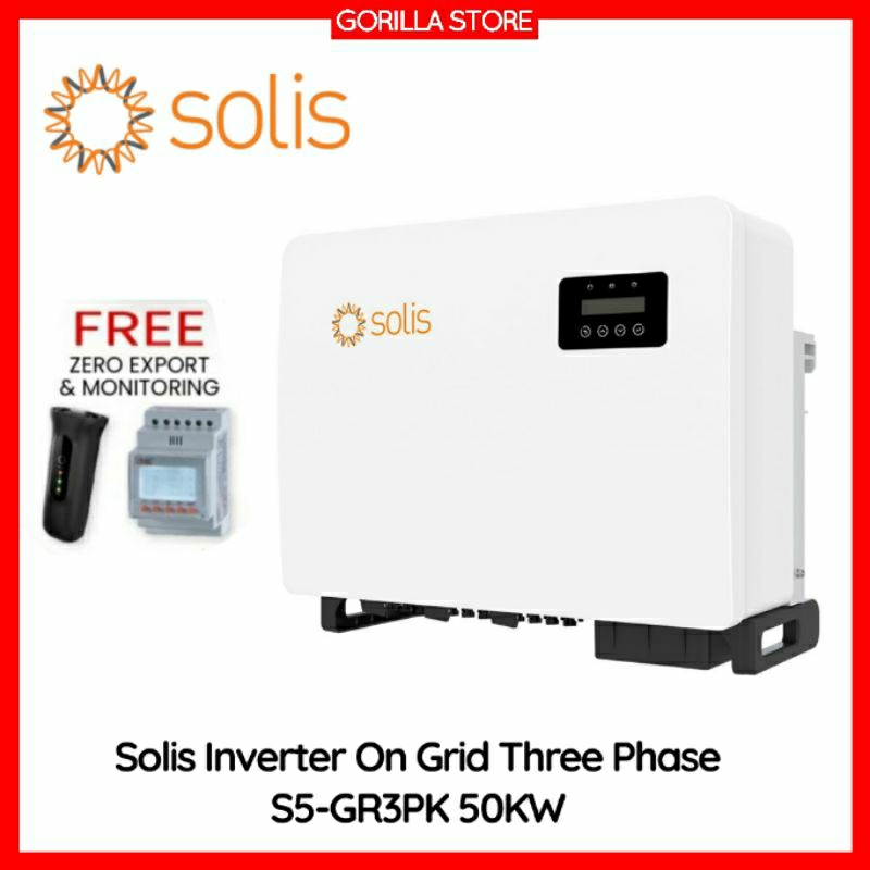 Jual Solis Inverter On Grid 50KW Three Phase (S5-GR3P-K 50KW) Dual MPPT | Shopee Indonesia