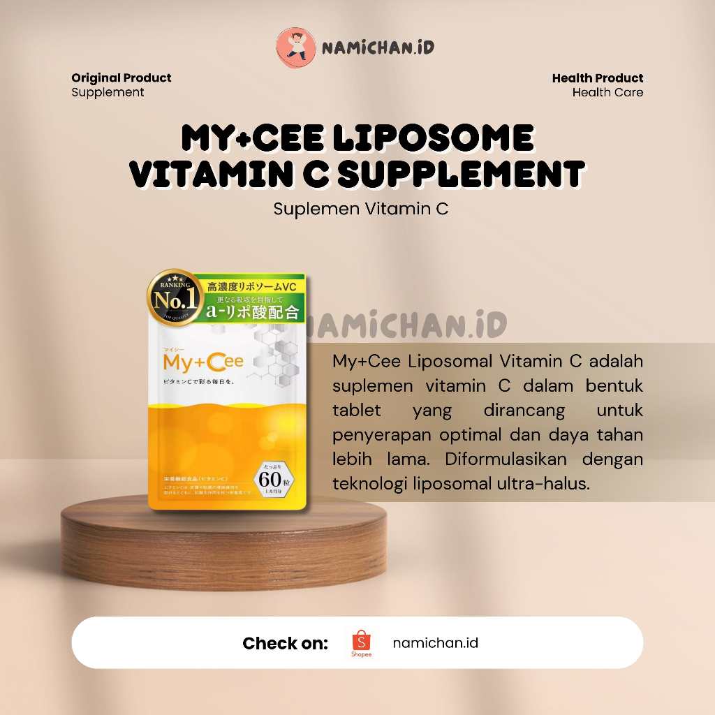 Jual [ PO Japan Oktober 2025 ] My+Cee Liposome Vitamin C Supplement ...
