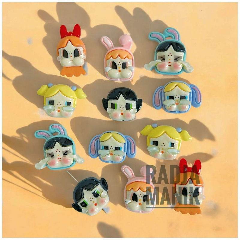 Jual Resin Clay Cry Baby Head Sanrio Labubu PopMart Labubu Series Ada ...