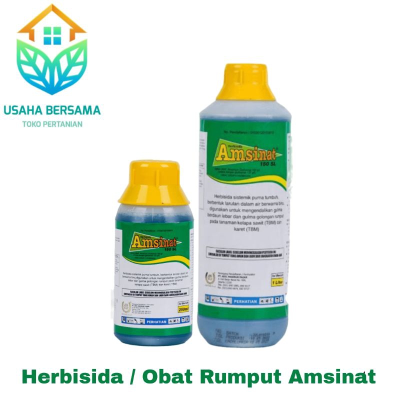 Jual HERBISIDA AMSINAT 150SL Kemasan 1L/ Obat rumput | Shopee Indonesia