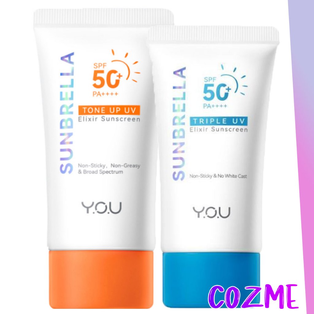 Jual YOU Sunbrella Elixir Sunscreen Spf 50+ PA++++ All Skin | Tabir surya kulit alami ...