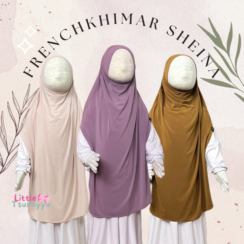 Jual Little Tsurayya - Frenchkhimar Sheina Anak Bahan Jersey | Shopee ...