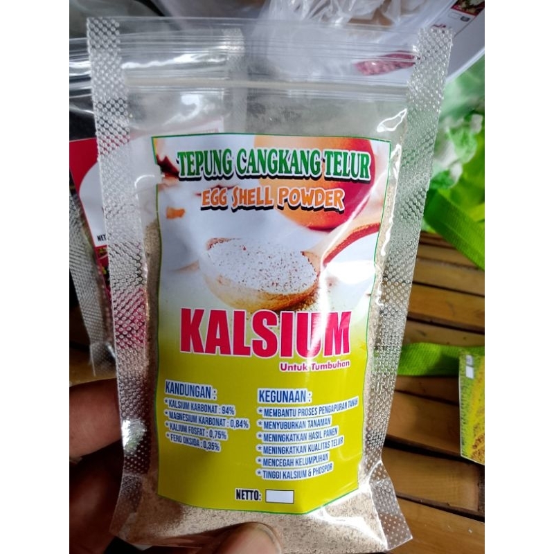 Jual Pupuk KALSIUM TEPUNG CANGKANG TELUR, 130 gr | Shopee Indonesia