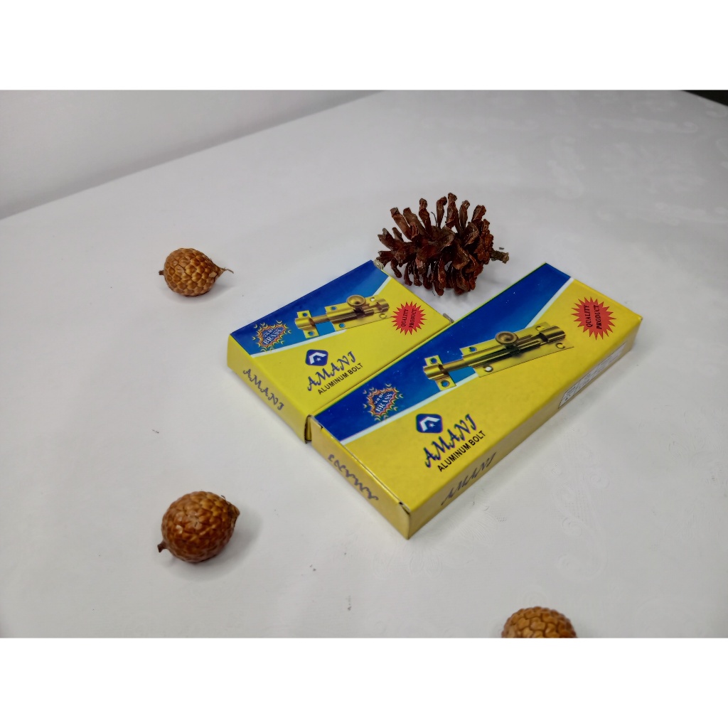 Jual Grendel Aluminium / Grendel Pintu / Grendel Amani 2 Inch (1 SET ...