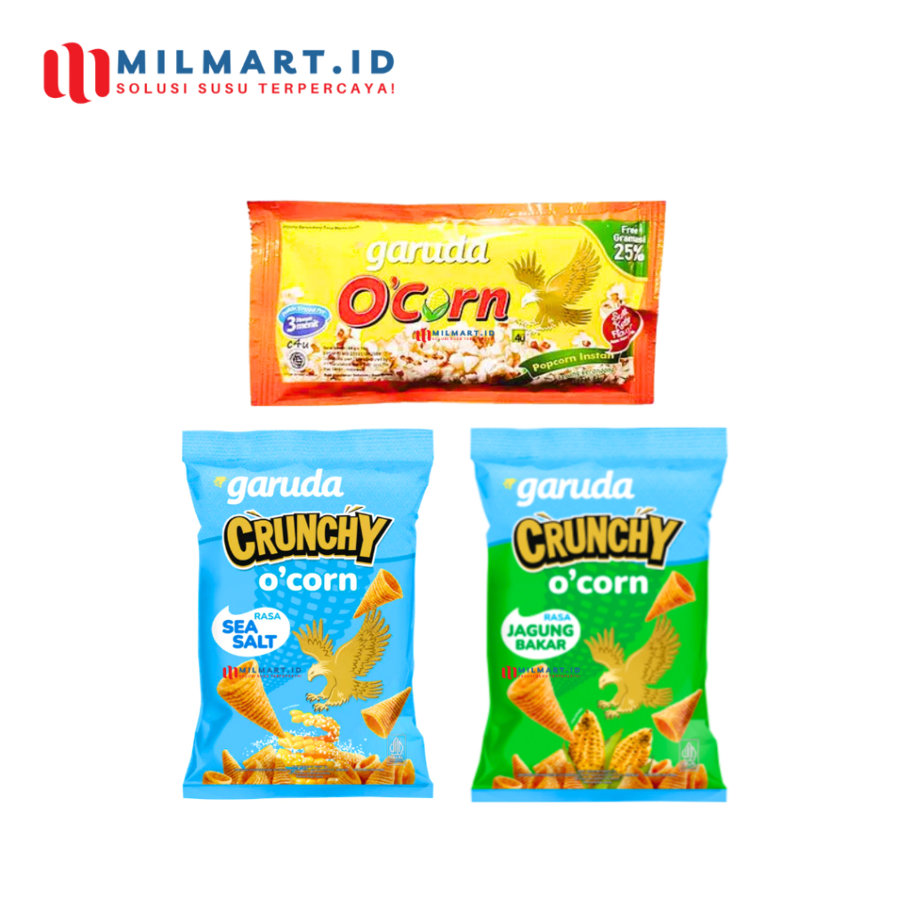 Jual GARUDA CRUNCHY O'CORN POP CORN CAMILAN KACANG TANAH RASA SEA SALT ...