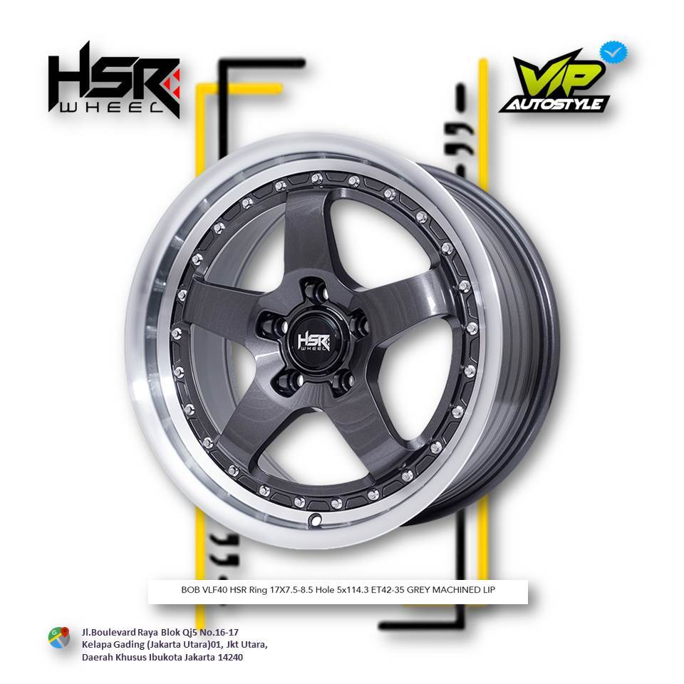 Jual HSR BOB R17 - Velg Mobil Terios, Civic, Rush new, Camry, CRV Old Ring 18 - HSR Jakarta Toko ...