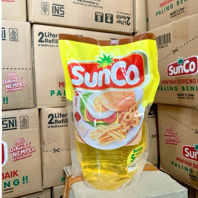 Jual SUNCO 2L 1DUS ISI 6PCS / MINYAK GORENG SUNCO 2L | Shopee Indonesia