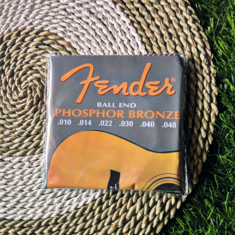 Jual Senar Gitar Akustik Fender Satu Set Ukuran 0.10 | Shopee Indonesia