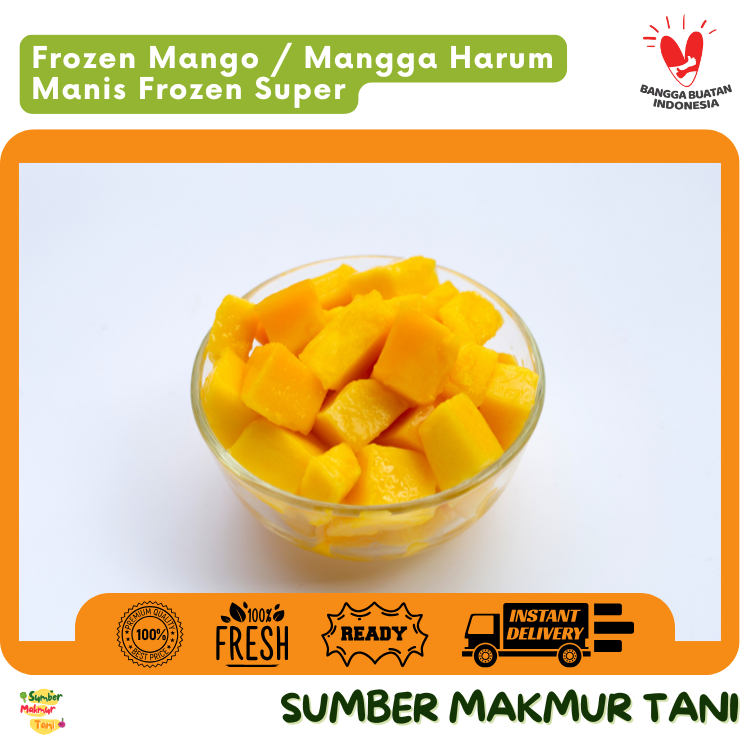 Jual Frozen Peeled Mango – Potongan Mangga Beku Praktis, Manis & Siap ...