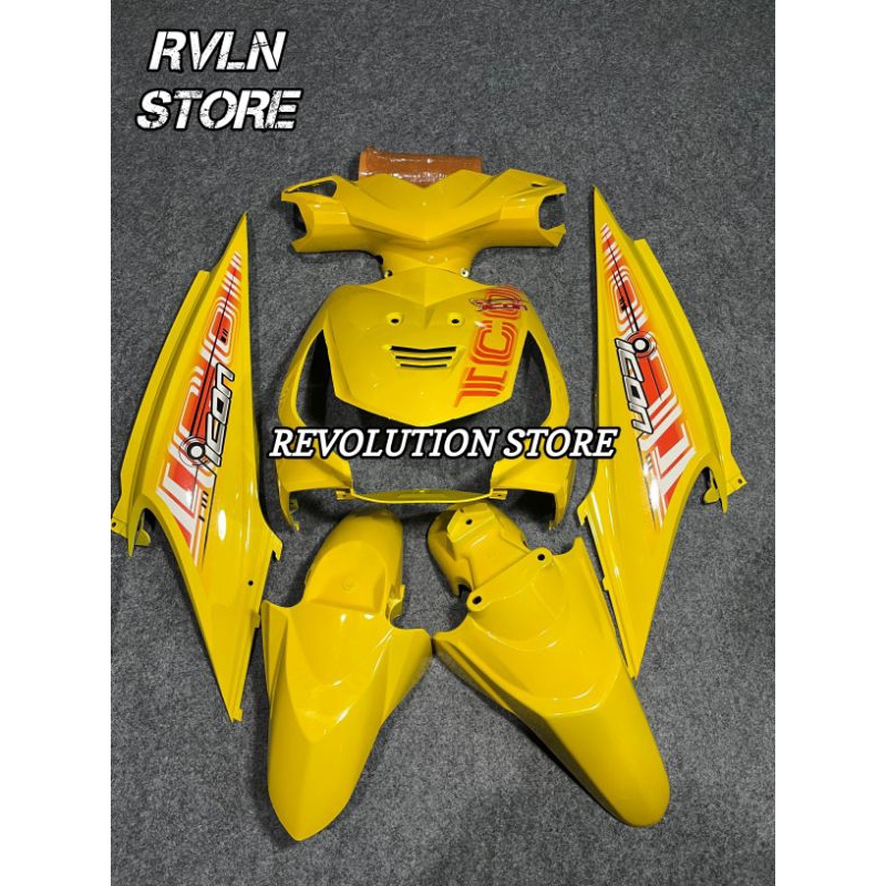Jual Cover body halus ful bodi Alus Honda beat karbu kuning plus ...