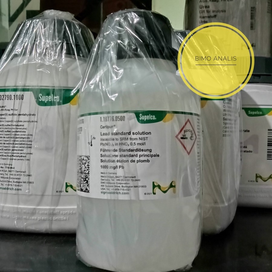 Jual LARUTAN TIMBAL / LEAD STANDARD SOLUTION 500ML MERCK 119776 ...