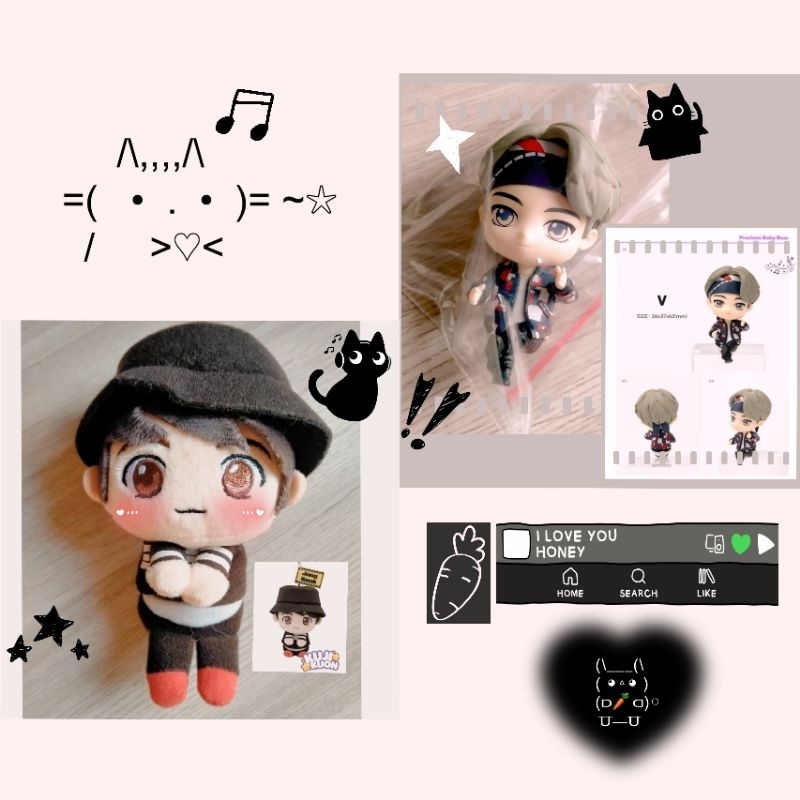 Jual [READY] BTS V Taehyung Jungkook Tiny tan Tinytan Official Mic drop Merchandise plush and ...