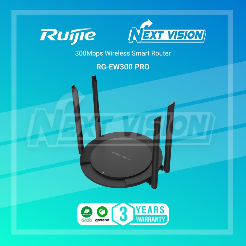Jual RG-EW300 PRO - RUIJIE REYEE WIRELESS SMART ROUTER | Shopee Indonesia