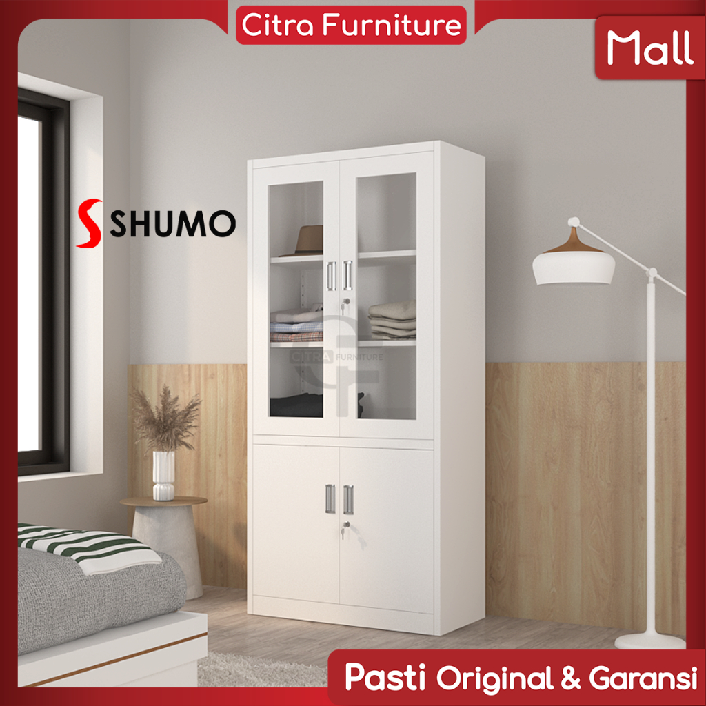 Jual Citra Furniture SHUMO Lemari Pakaian Baju Besi Minimalis Swing ...