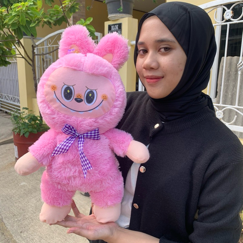 Jual Viral !!! Boneka Labubu The Monster Macaron Lucu & Lembut , Mainan ...