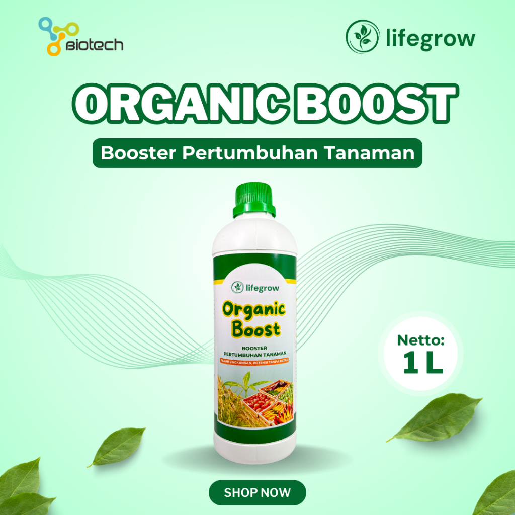 Jual Organic Boost 1 liter - Pupuk Organik Cair - Plant Growth Booster ...