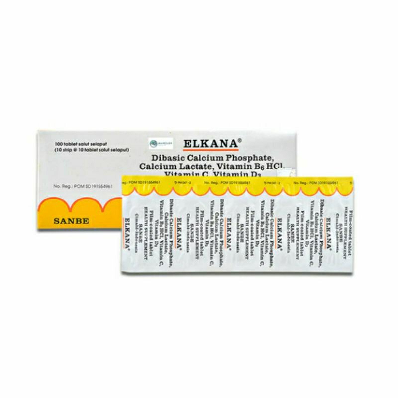 Jual ELKANA TABLET MULTIVITAMIN PER BOX 10 STRIP | Shopee Indonesia