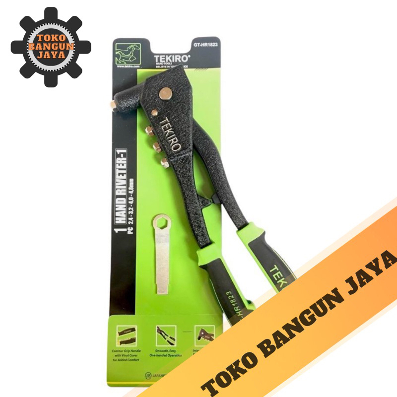 Jual TEKIRO TANG RIVET WARNA HITAM 10” / TANG RIVERTER / HAND RIVERTER ...