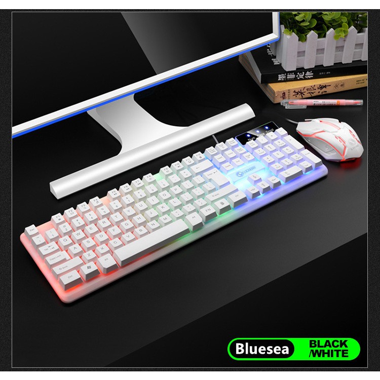 Jual Bluesea Wired Keyboard Mouse Set Mechanical keyboard Gaming ...