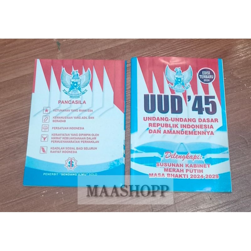 Jual Buku UUD 45 | UNDANG UNDANG DASAR REPUBLIK INDONESIA DAN ...