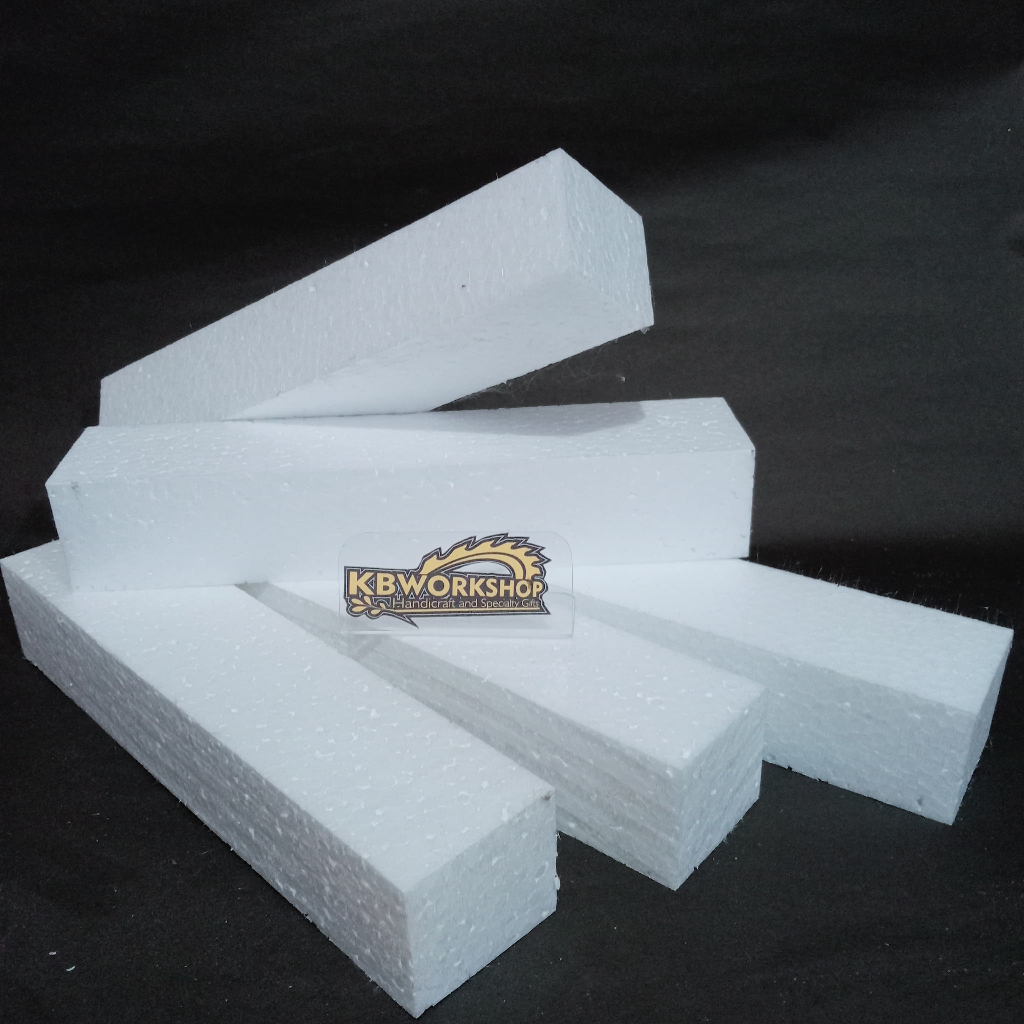 Jual Gabus / Styrofoam Balok Batangan untuk tusukan bunga kembang atau ...