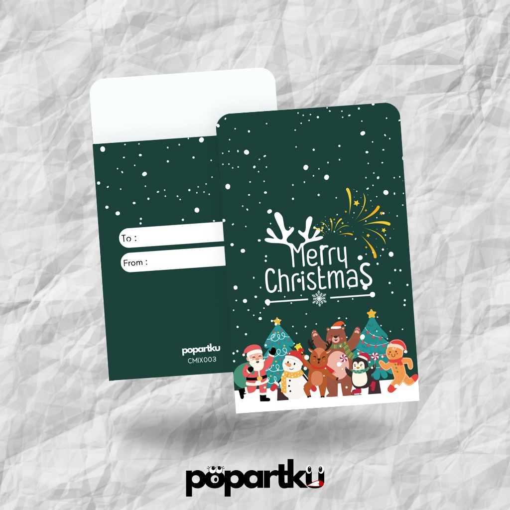Jual Amplop Natal Premium Design Best Momen / Christmas Envelope Isi 6 ...