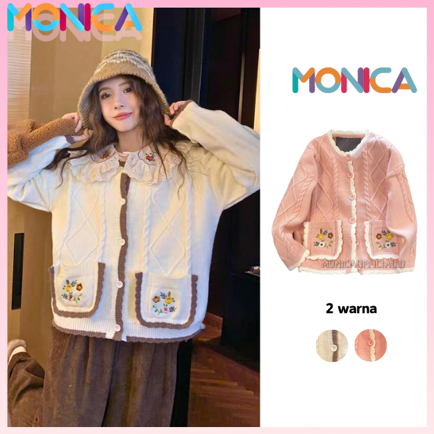 Jual Monica Cardigan Rajut Premium / Renjun Cardigan Premium BKK ...