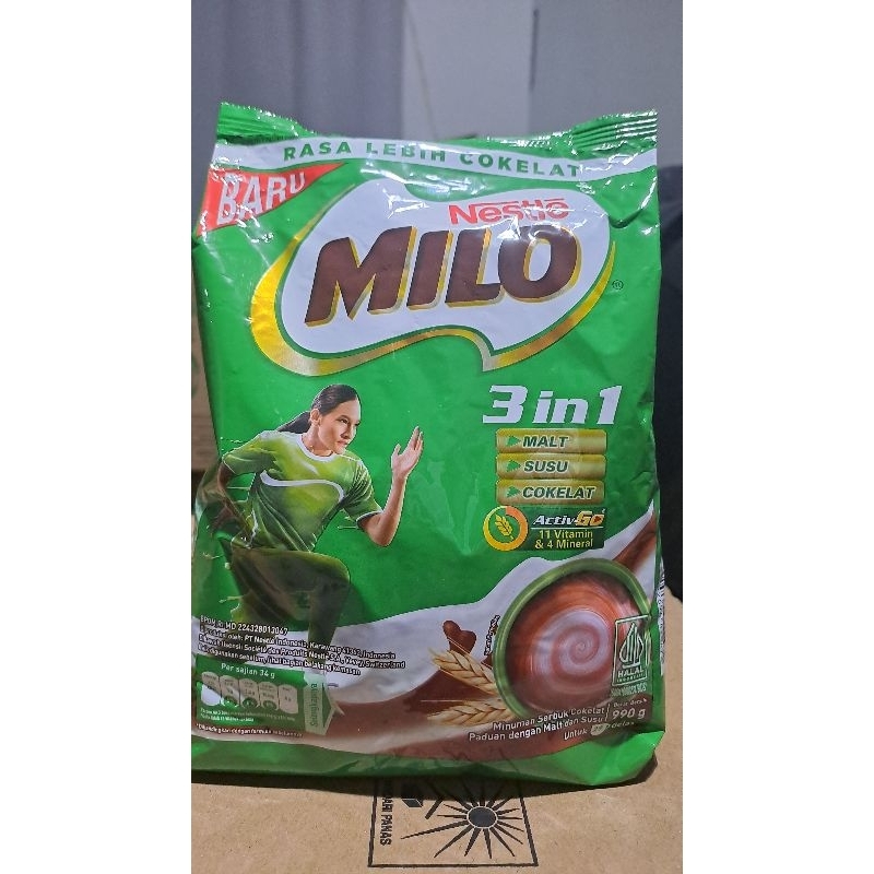 Jual MILO 3 IN 1 990g | Shopee Indonesia
